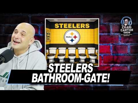 STEELERS BATHROOM DRAMA! Pittsburgh Players Upset with Facilities! | The Craig Carton Show