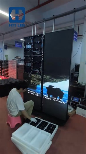 💡 Watch our P2.5 **LED Poster Display Screen** come to life! Perfect for advertising, events, and retail displays. 📩 Contact: crystal@huatengtech.com | WhatsApp: 86 17751932467 🌐 Learn more: http://huatengtech.com/ #HTTLED #LEDPosterDisplayScreen #P2_5 #LEDDisplay #WorkInProgress | Crystal Wang