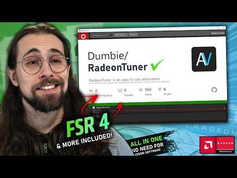 Radeon Tuner is HERE!! AMD Adrenalin settings like FSR4 Injection, Overclocking & more!