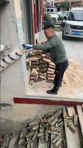 🪵 “PVC Pipe System for Moving Firewood – Simple Yet Brilliant DIY Solution!