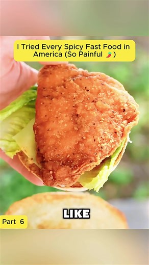 6-I Tried Every Spicy Fast Food in America (So Painful 🌶️) #fpy #yummy #cooking #foodie #bbq