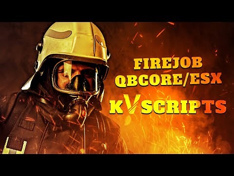 Fivem Realistic Fire Script & Fire Hose QBCORE/ESX UPDATE