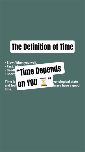 The Real Definition of Time | How Feelings Shape Your Experience #shorts #shortsfeed #shortvideo