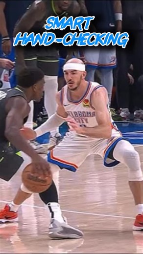 How to HANDCHECK with Alex Caruso. Breakdown by Coach Jordan. #nba #balancedbasketballacademy #alexcaruso #okcthunder #defense | Balanced Basketball Academy