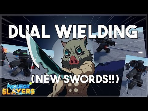 NEW Project Slayers DUAL WIELDING (INOSUKE SWORDS!)