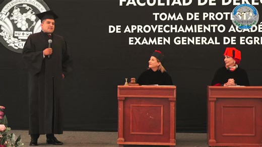 Toma de Protesta de la Facultad de Derecho CUI por Aprovechamiento Académico y Examen General de Egreso. #OrgulloCUI #CalidadYExcelencia | Universidad de Ixtlahuaca CUI