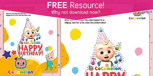 CoComelon: Birthday Cake Topper