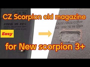 old cz scorpion magazine can fit in the new scorpion 3 plus