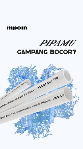 Pipa bocor bisa diganti. Tapi air kotor susah diperbaiki 💧 Gunakan Pipaku & MPOIN PLUS, pipa PVC anti timbal yang jaga air tetap bersih dan rumah tetap aman. 💪 Tahan panas, tahan tekanan, dan awet puluhan tahun! Further Information: 📱 : 08123 144 7777 (WA) 📧 : support@mpoin.com www.mpoin.com #MPOIN #AirBersih #tangkiair #torenair #tangkiair #jualtorenair #reviewtangkiair #reviewtangki #reviewtangkiair #reviewtorenair #rumahidaman #mpoin #fyp #torenterbaik #tangkiterbaik #tangkiairterbaik #mp