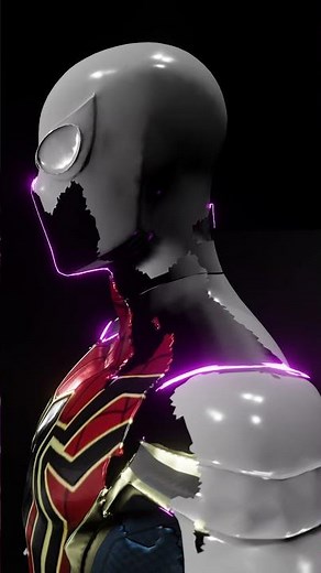 iron spider nanotech suitup vfx | Spiderman no way home| tutorial in description