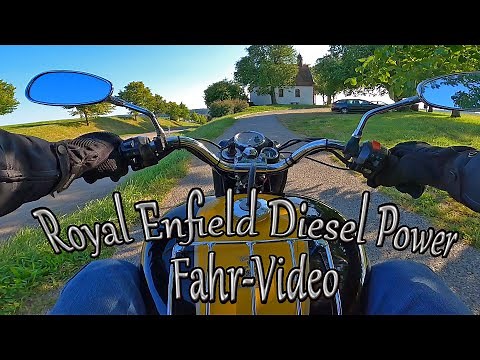 Motorrad Exoten ~ Royal Enfield Bullet Hatz Diesel Power 516ccm / Teil 3: Fahr Video