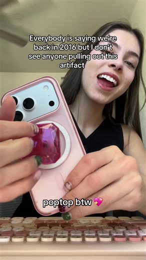 this is a real 2016 throwback 😭 #targetfinds #throwback #2016 #popsockets #iphone