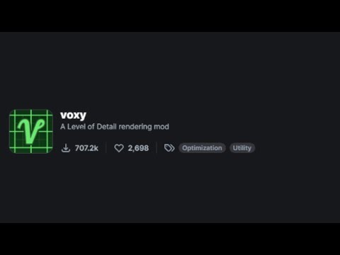 minecraft render distance optimisation voxy