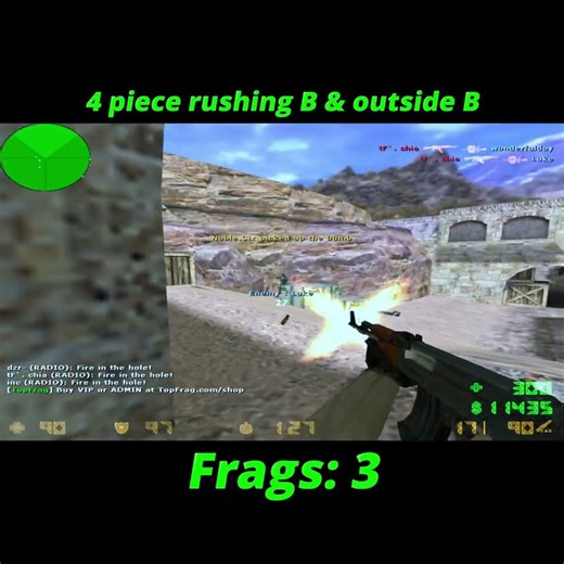 4 piece rushing B & outside B #4k #1vs4 #headshot #proplayer #beast #nostalgia #counterstrike #cs16