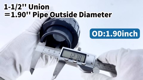 Boltigen 1-1/2 PVC Pool Pump Fitting Coupling, 1.5" NPT Male x 1.5" Slip Union Socket Joint Adapter Connector Replacement for Pool Spa Pump