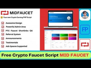 Midfaucet free script: Create own crypto advanced faucet free script