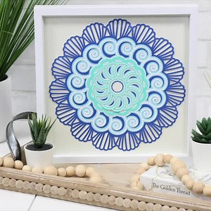 I've been obsessed with the layered mandala trend and Cricut's new Smart Paper Sticker Cardstock makes this project easier than ever! I used the brand new Cricut Maker 3 from @joann_stores to cut this project without a mat! 🤩 What do you think? Is this a project you would try? #handmadewithjoann #joannpartner | Sweet Red Poppy