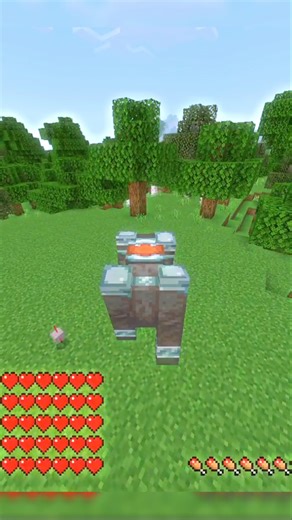 Minecraft but I became a random mob #minecraft #shorts #youtubeshorts