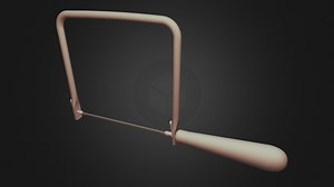 Wood Coping Saw 160 mm - Buy Royalty Free 3D model by MR.AnyCAD (@MRAnyCAD)