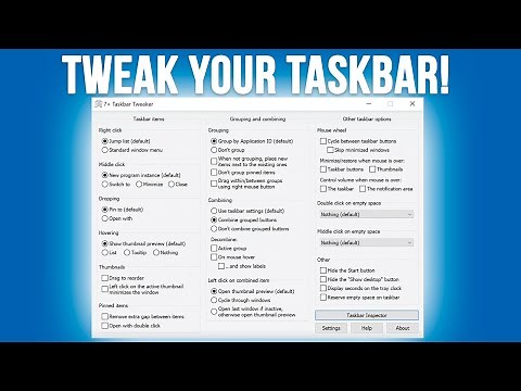 How to Apply Custom Tweaks to Your Windows Taskbar