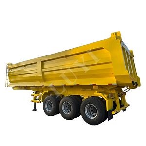 [Hot Item] Dump Trailer 40-100ton 3-4 Axle Dump Trucks Cargo Box Trailer/Side Tipper/Dump Trailer