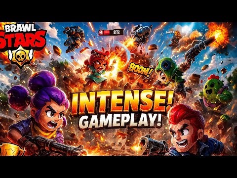🔥 Insane Brawl Stars Gameplay 💥 | Epic Wins, Crazy Moments & Pro Fights ⭐🏆