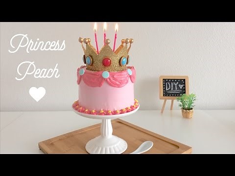 DIY Princess Peach Cake
