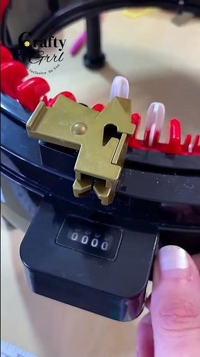 How to use the row counter for panels on an Addi #knittingmachine