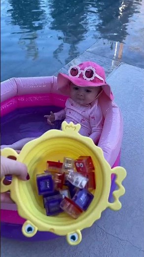 How cute is this mini inflatable pool?!🌴😎💦 #minipool #pool #poolday #poolparty #inflatable