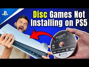 How to Fix Disc Games Not Installing on PS5 ⚡#ps5disc #ps5