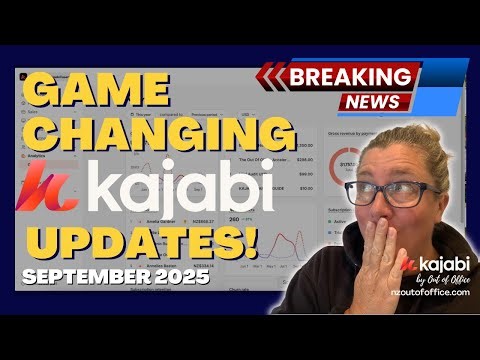 Kajabi's Latest Features Update + New Plans and Pricing - HOT OFF THE PRESS! September 2025