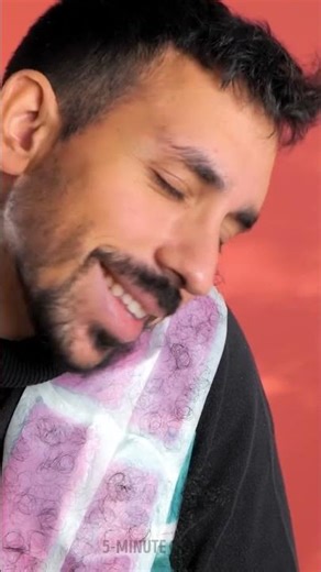 Surprising boyfriend with a furry jacket 🙈