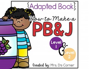 How to Make a PBJ Adapted Books { Level 1 and Level 2 } Visual Recipe