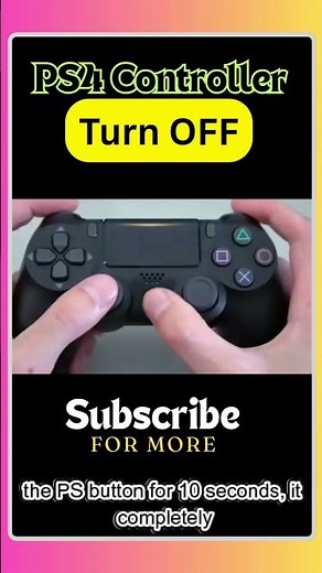 How to TURN OFF PS4 Controller without Console ( 10 Second) #playstation #ps4 #shorts