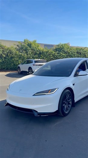 Tesla Model 3 V Style Front Bumper Lip#tesla #model3 #bodykit #frontlip #teslalife