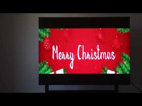 Christmas Ads on a LED Sign: Captivating Displays in Full Color