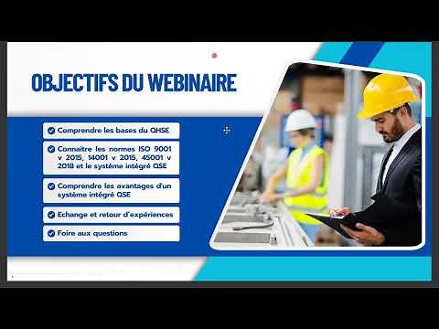 Webinaire QHSE – Initiation à la Qualité, Hygiène, Sécurité et Environnement