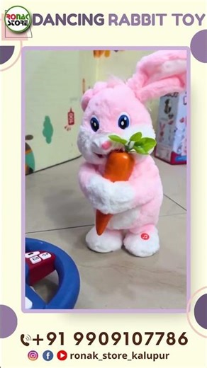 Dancing Rabbit Toy with Music & Lights #BabyToy #DancingToy