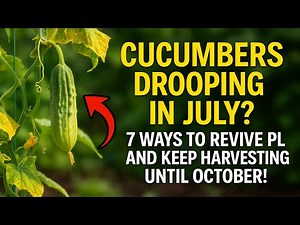 Cucumbers Drooping in July? 7 Ways to Revive Plants and Keep Harvesting Until October!