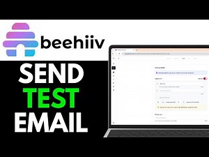 How to Send Test Email on Beehiiv 2025 (FULL GUIDE)