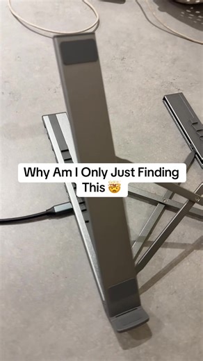 Adjustable Laptop Stand with USB-C Connection