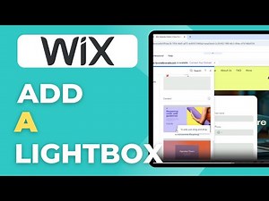 How To Add A Lightbox In Wix Step By Step Tutorial For Beginners 1
