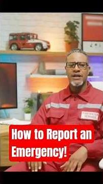 HOW TO REPORT FIRE AND OTHER SAFETY RELATED EMERGENCIES 🚨