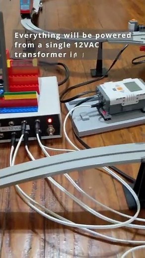 Automated Lego Monorail sneak peak 2 Dacta Control Lab Interface + NXT