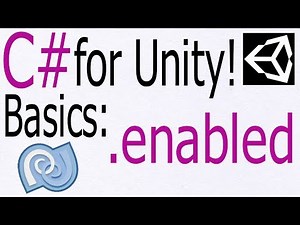 Unity C# Tutorial - Basics: .enabled - Activate or Deactivate a Component