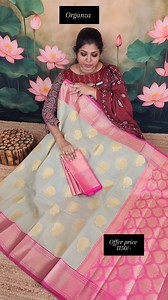 44 reactions | Offer price Organza silk saree Booking what's app No : 8610061339 9787821773 6382937590 Note: There might be slight variations in the actual colour of the saree due to different screen resolution  Strict warning: All content on this account is protected by copyright. Unauthorized use will lead to immediate legal action. #sareewholesaler #sareemanufacturer #Chidambaram #christmas #newyear | YAZHE Creations | Facebook