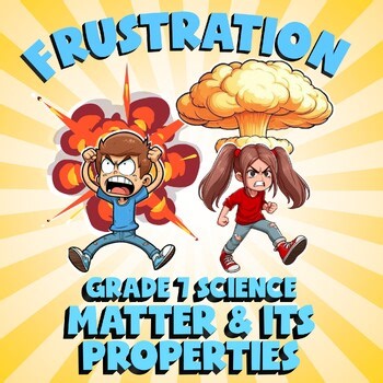 Matter & Its Properties FRUSTRATION Science Game - No Prep Grade 7 Review