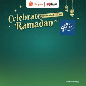 🕌 Celebrate Ramadan with Glade on Shopee! 🌙​ ​ 🌷 Fill your home with refreshing scents this Raya with these amazing deals​ 💰 RM5 OFF with min. spend of RM30​ 💰 RM7 OFF with min. spend of RM50​ 💰 RM12 OFF with min. spend of RM80​ 💰 RM18 OFF with min. spend of RM120​ ​ Create a cozy and inviting home—COLLECT NOW before the deals are gone! 🏡✨​ T&Cs apply. While stocks last. ​ 🔗Shop Now <https://shopee.com.my/scjohnson.os> | Glade