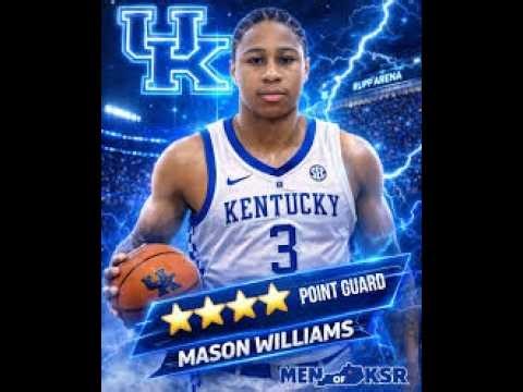 PG MASON WILLIAMS COMMITS TO KENTUCKY (4-STAR FROM MS.) #kentuckybasketball #collegebasketball