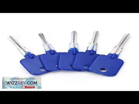 DANIU 5pcs Lock Repairing Tools Locksmith Try Out Keys Set for Cross Lock